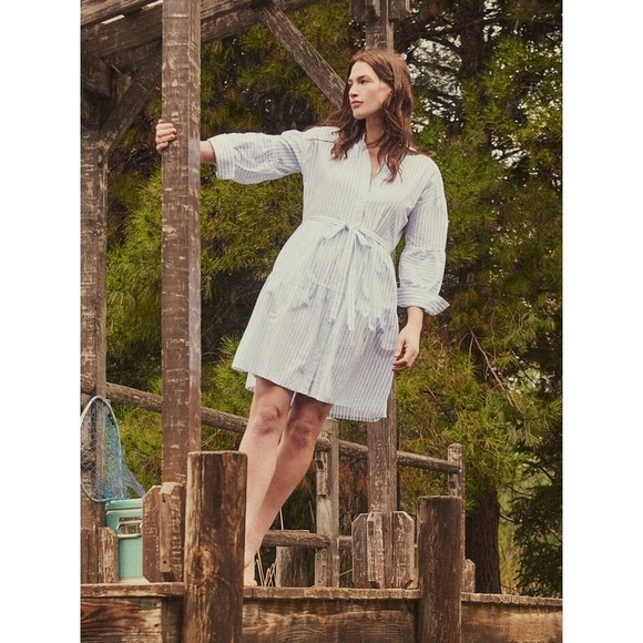Free Assembly | Dresses | Free Assembly Womens Tiered Mini Shirt Dress ...